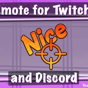 Twitch Emote || Nice Shot Emote || Nice Shot for Twitch/youtube/discord ...