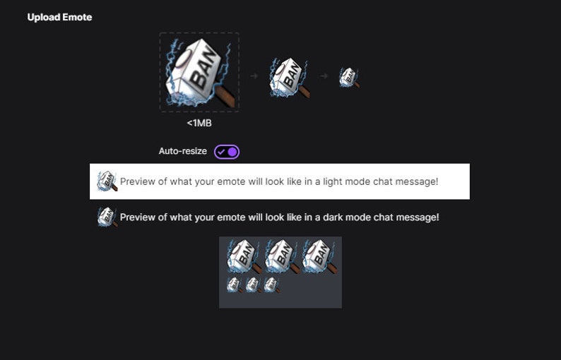 Twitch Emote || Ban Hammer Emote Electric || Ban Hammer for Twitch ...