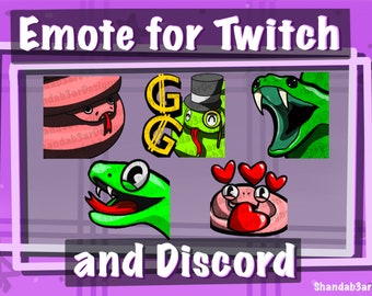 Snake Twitch Emote - Etsy
