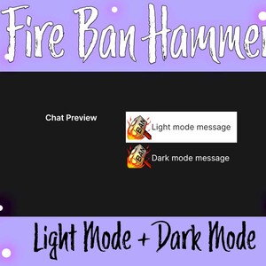 Twitch Emote || Ban Hammer Emote Fire || Ban Hammer for Twitch/youtube ...