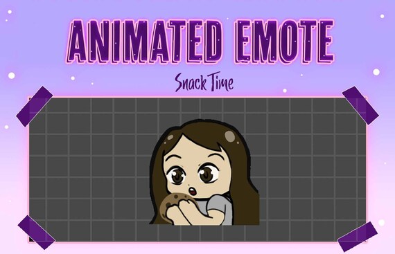 Animated Emote Eating/snack/chomp/nom Animated Twitch | Etsy