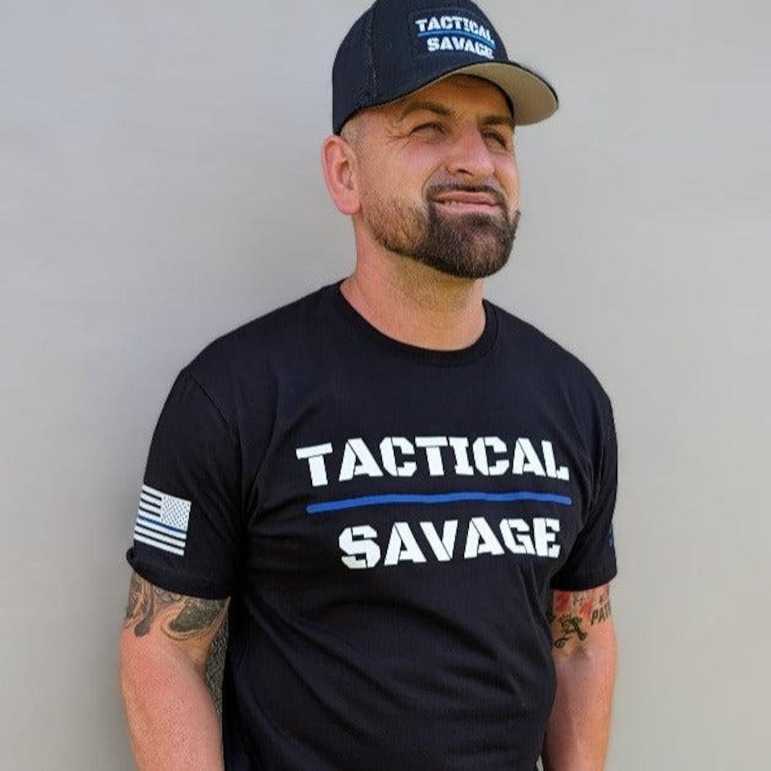 Thin Blue Line Tee - Etsy