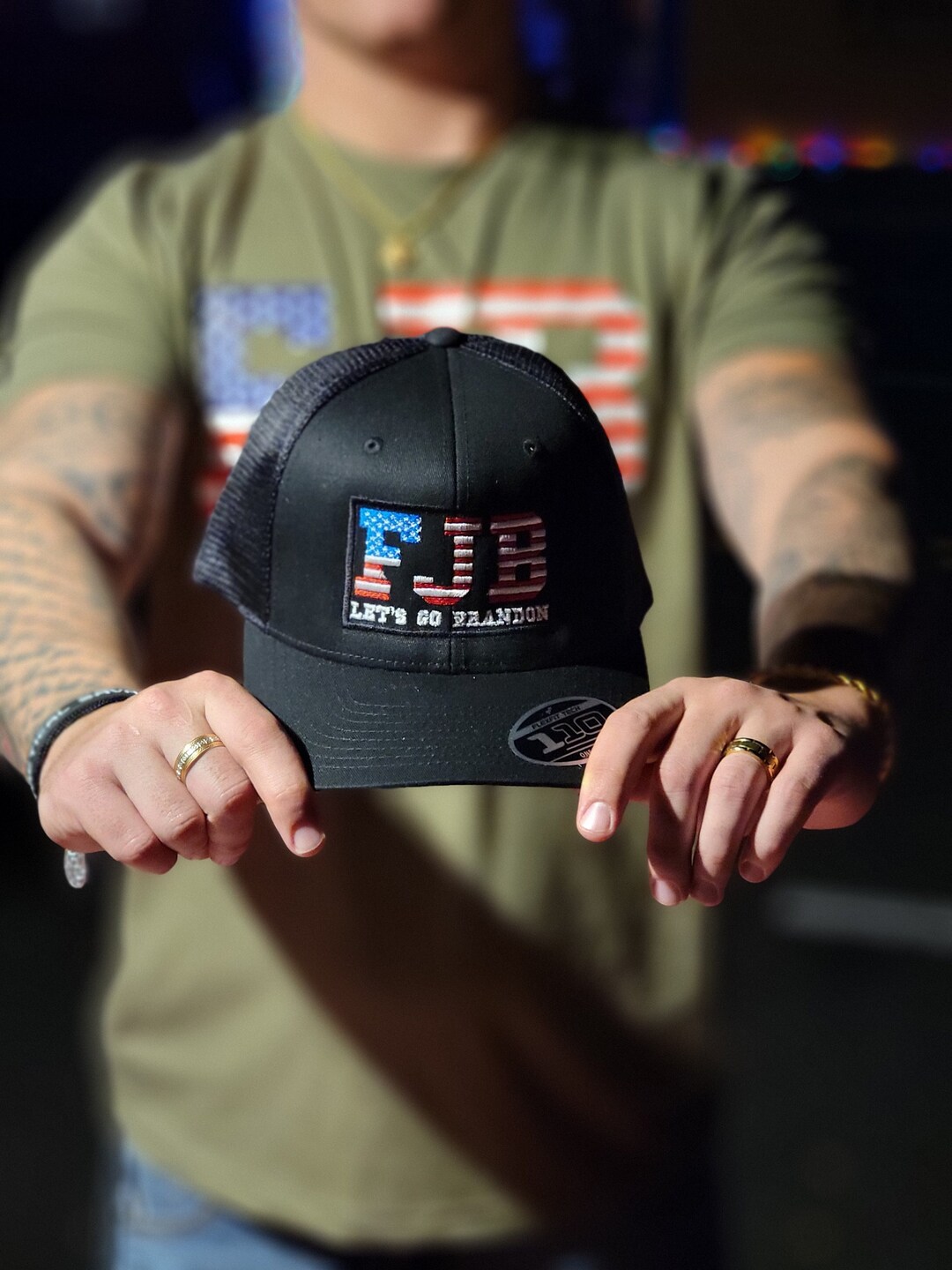 FJB Patch Snapback Hat - Etsy