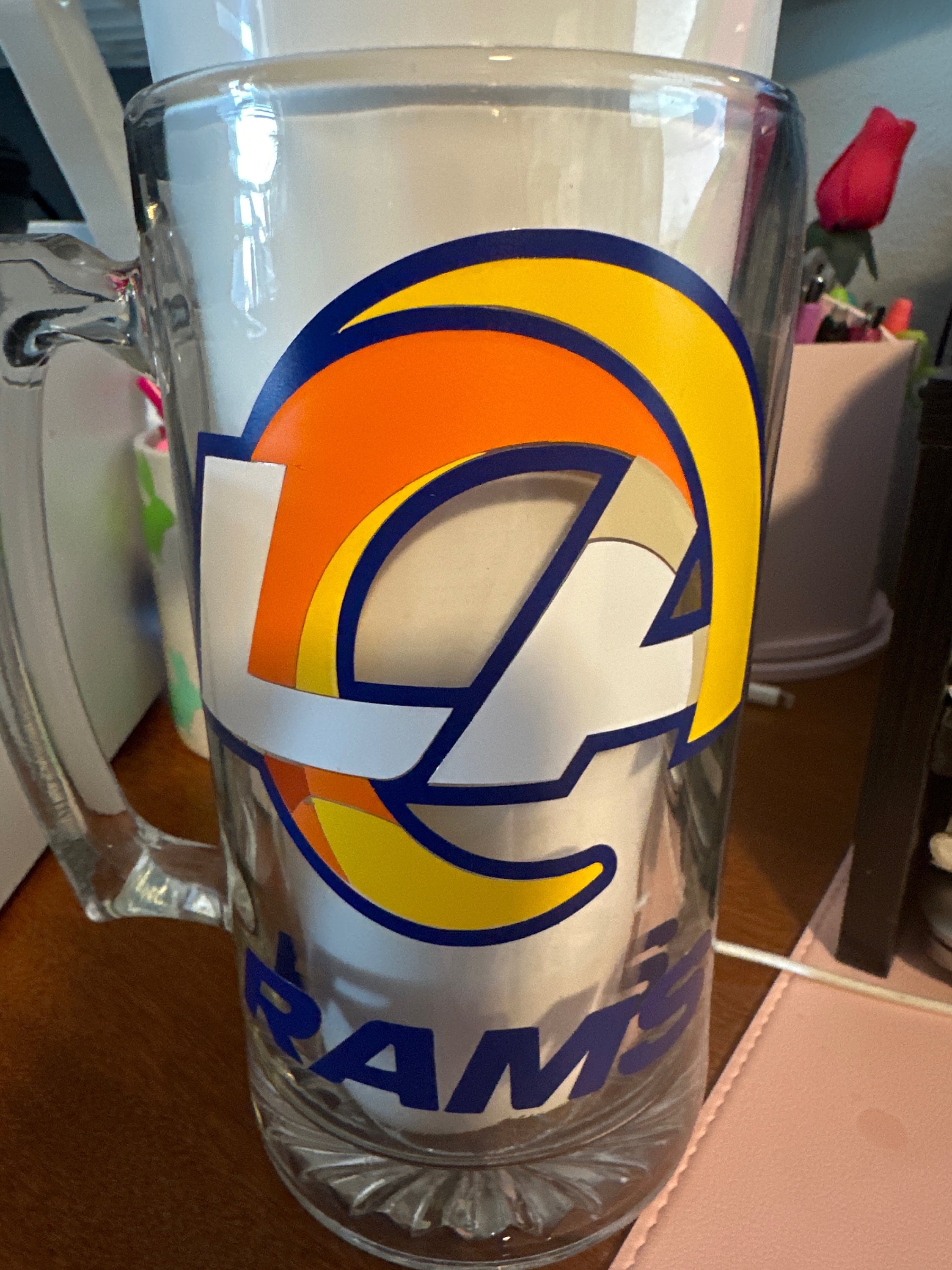 Custom Beer Mug Sport Theme Glass Mugs - Etsy