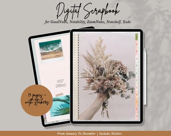 Digital Scrapbook Memory Book Photo Album Memory Keeper W/ Digital ...