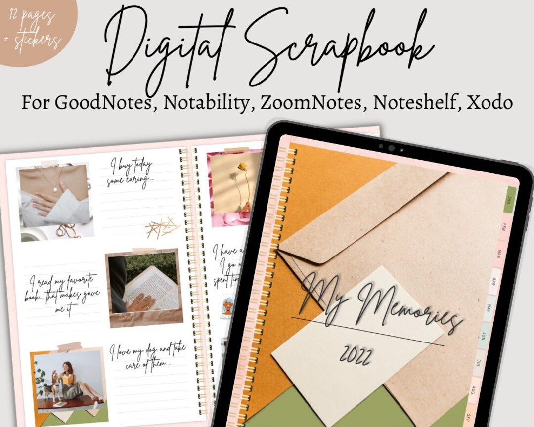 Digital Scrapbook Memory Book Photo Album Memory Keeper - Etsy