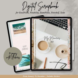 Digital Scrapbook Memory Book Photo Album Memory Keeper W/ Digital ...