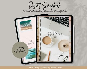 Digital Scrapbook Memory Book Photo Album Memory Keeper W/ Digital ...