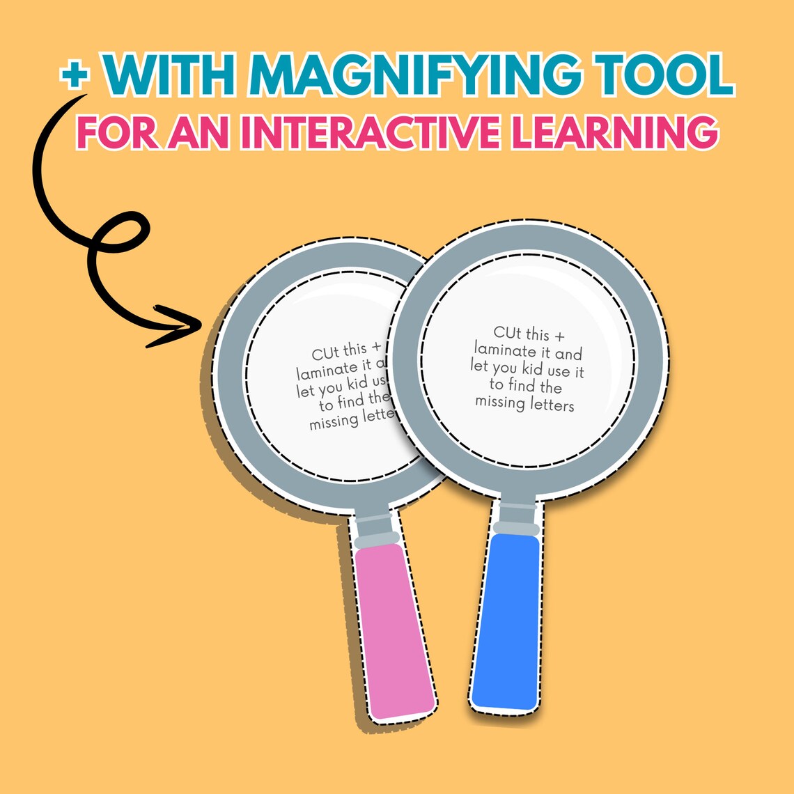 ABC Popsicle Sticks Alphabet Activity Game for Toddlers Montessori ...