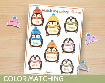 Color Sorting Rainbow preschool, Pre-k, Kindergarten - Etsy