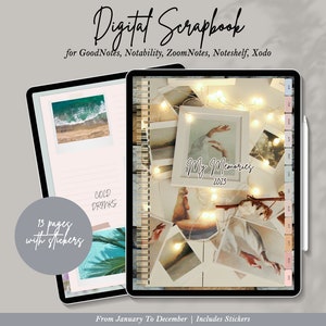 Digital Scrapbook Memory Book Photo Album Memory Keeper W/ Digital ...