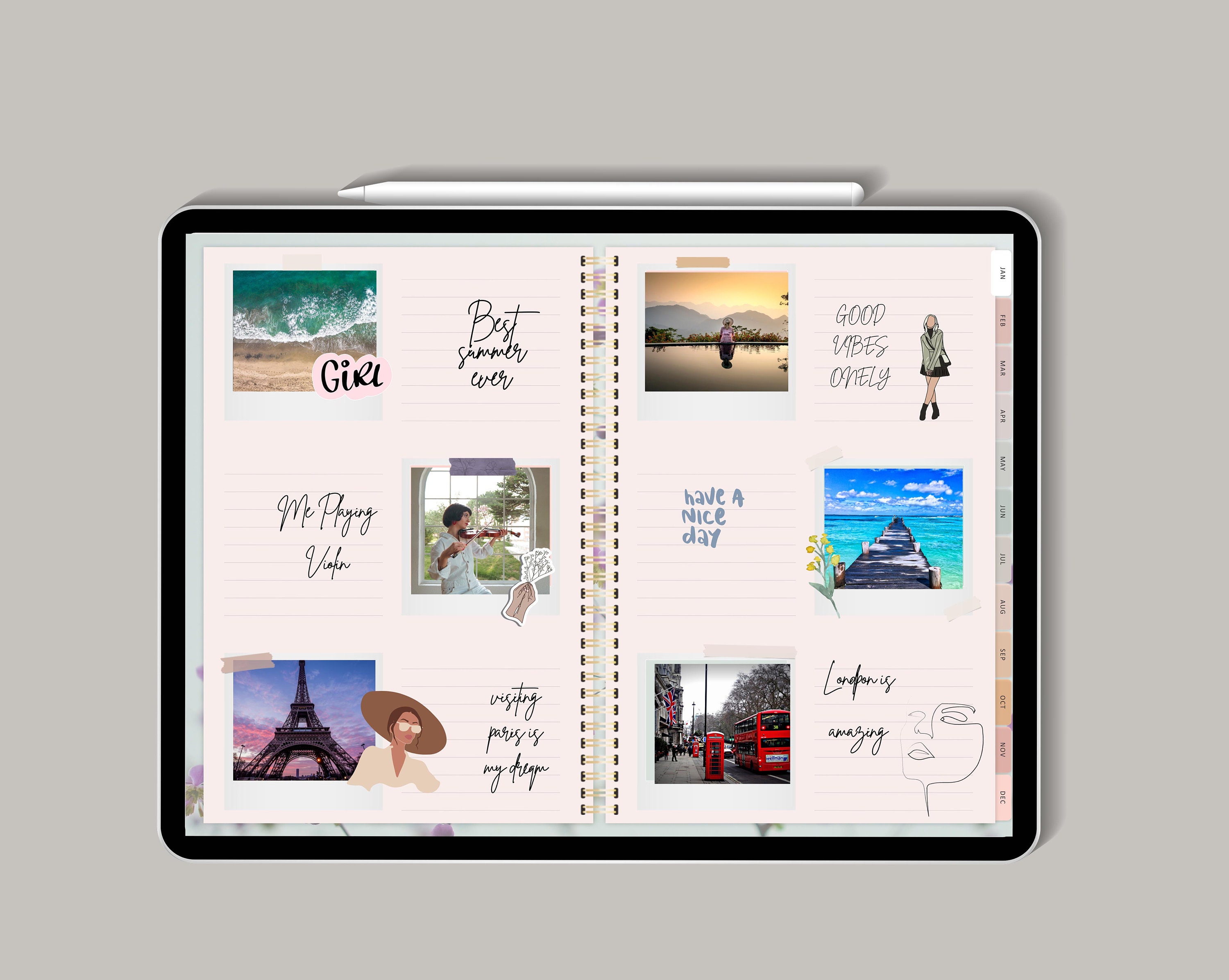 Digital Scrapbook Memory Book Photo Album Memory Keeper W/ Digital ...