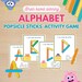 ABC Popsicle Sticks Alphabet Activity Game for Toddlers Montessori ...