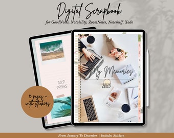 Digital Scrapbook Memory Book Photo Album Memory Keeper W/ Digital ...