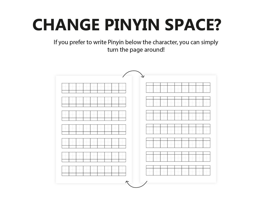 Chinese Writing Template Pack (5 Designs Included) | Chinese Writing ...