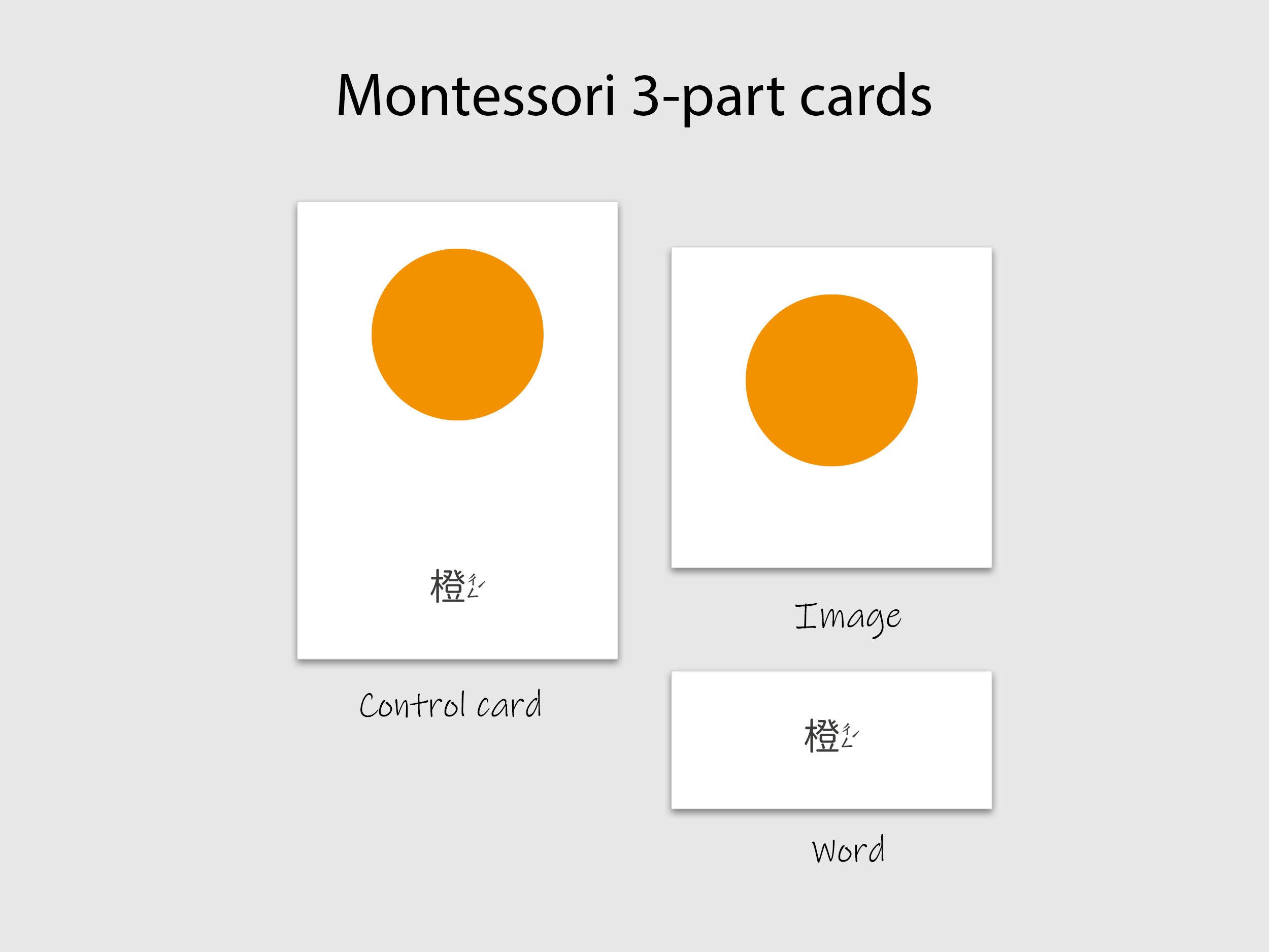 10 Colours Flashcards in Simplified and Traditional Chinese Colours in ...