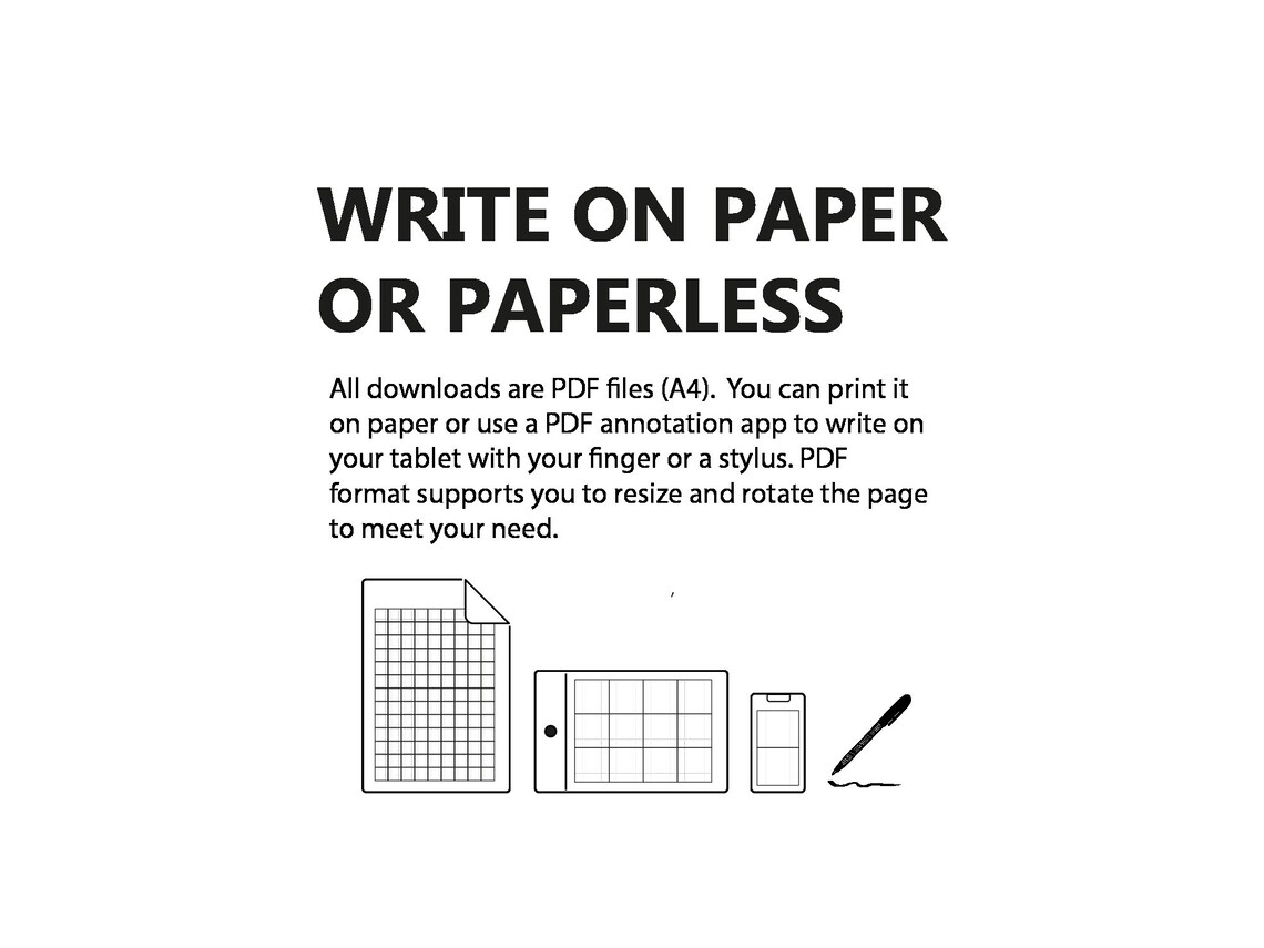 Chinese Writing Template Pack (5 Designs Included) | Chinese Writing ...