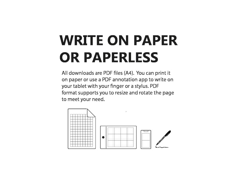 Chinese Writing Template Pack (5 Designs Included) | Chinese Writing ...