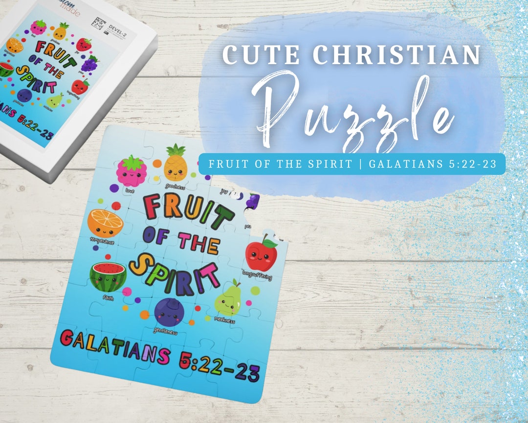 Fruit of the Spirit Puzzle 30 Pieces Christian Kids' Puzzle Fruit of ...