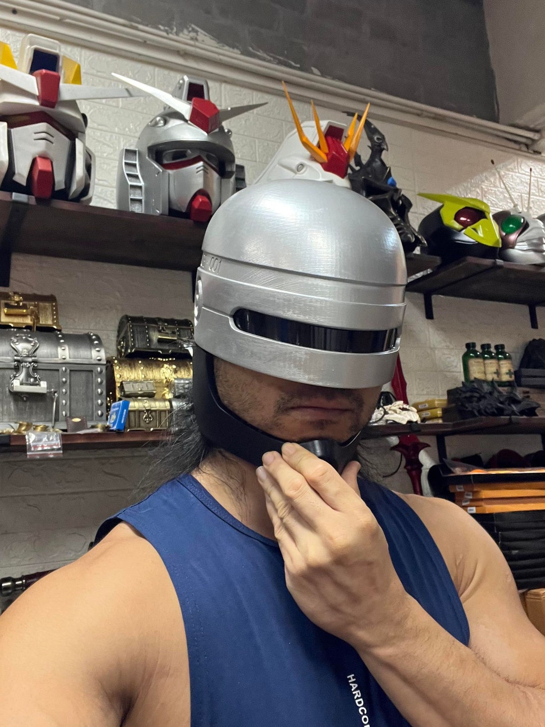 Robocop 1987 Helmet Mask Cosplay Armor Prop - Etsy