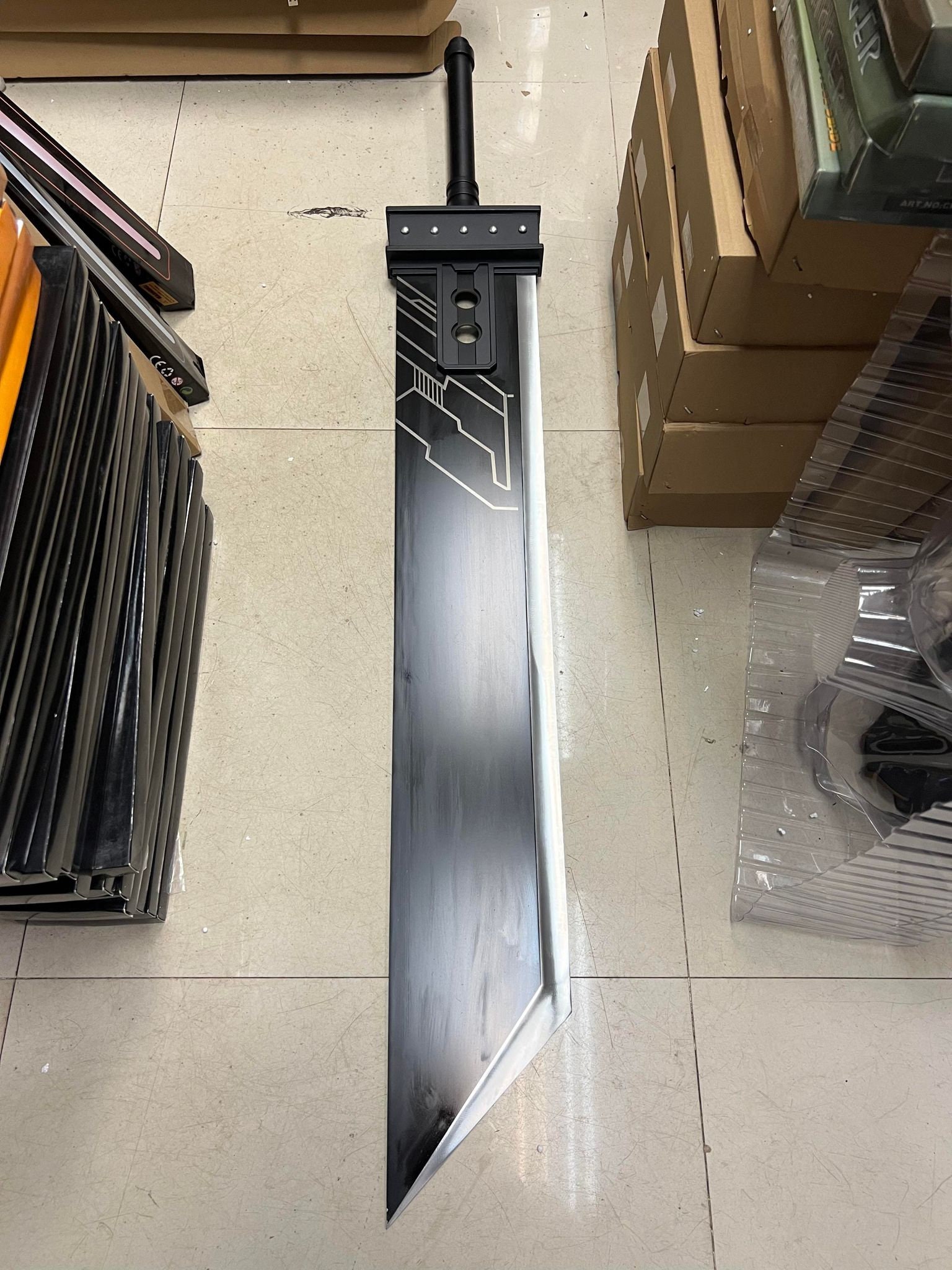 FF7 Buster Sword Blade Metal Cosplay Weapon Prop - Etsy UK
