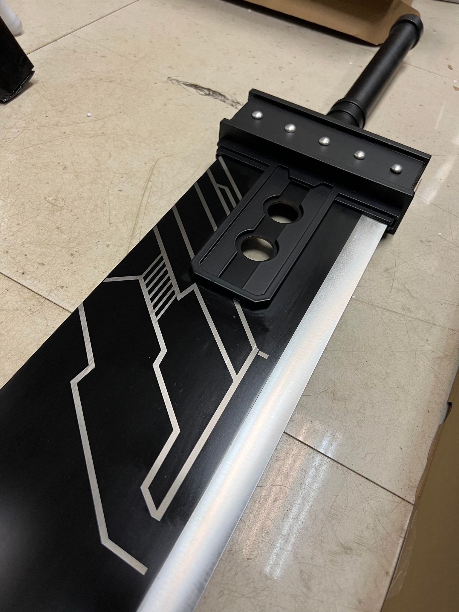 FF7 Buster Sword Blade Metal Cosplay Weapon Prop - Etsy UK