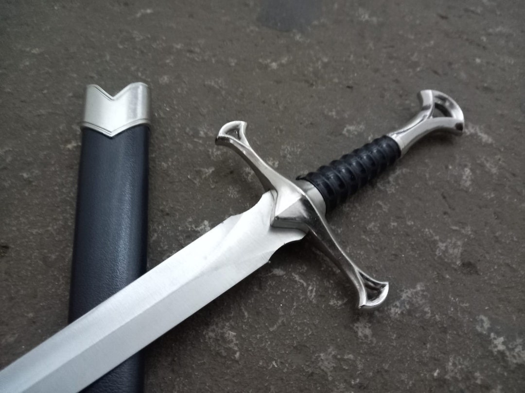 LOTR Aragorn Anduril Mini Sword Dagger Cosplay Prop Metal Weapon - Etsy