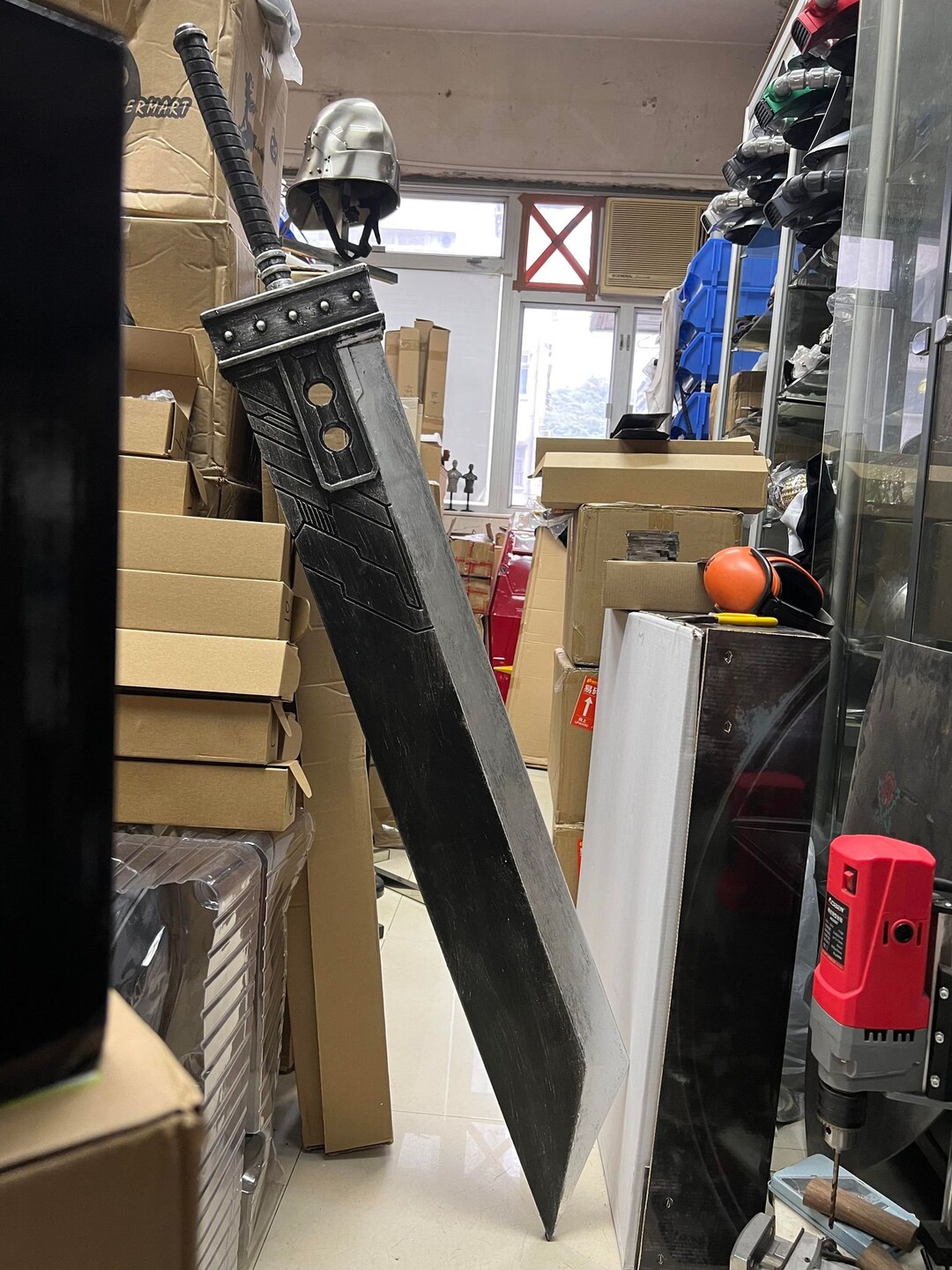 FF7 VII Buster Sword Cosplay Weapon Blade Prop - Etsy Hong Kong