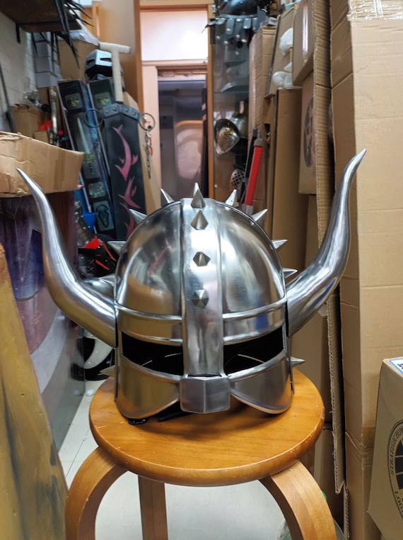 Great Horn Conan the Barbarian Destroyer Helmet Mask Metal - Etsy