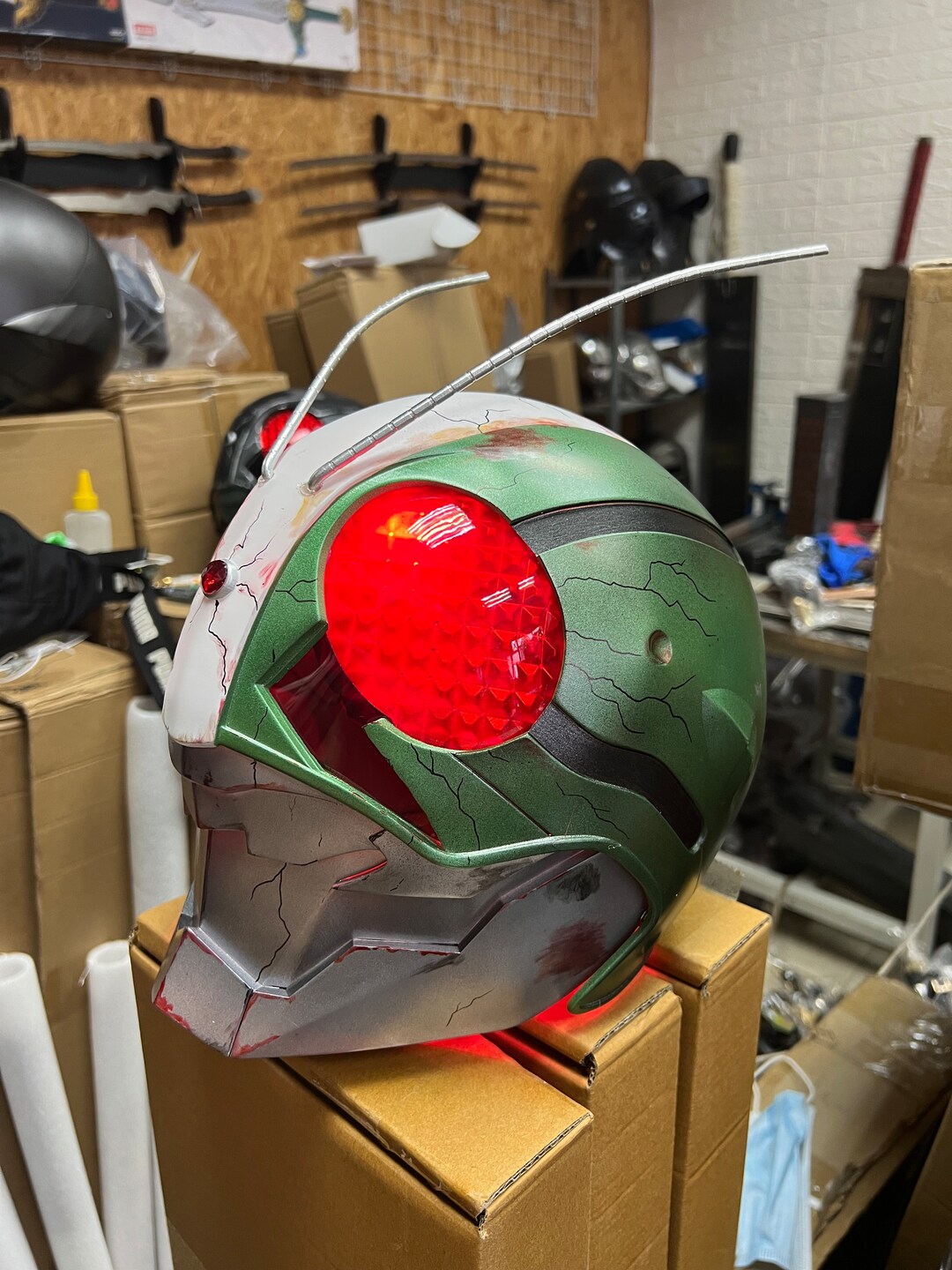 Kamen Rider Helmet V1 V2 Shocker 2023 Masked Rider New Generation Next ...