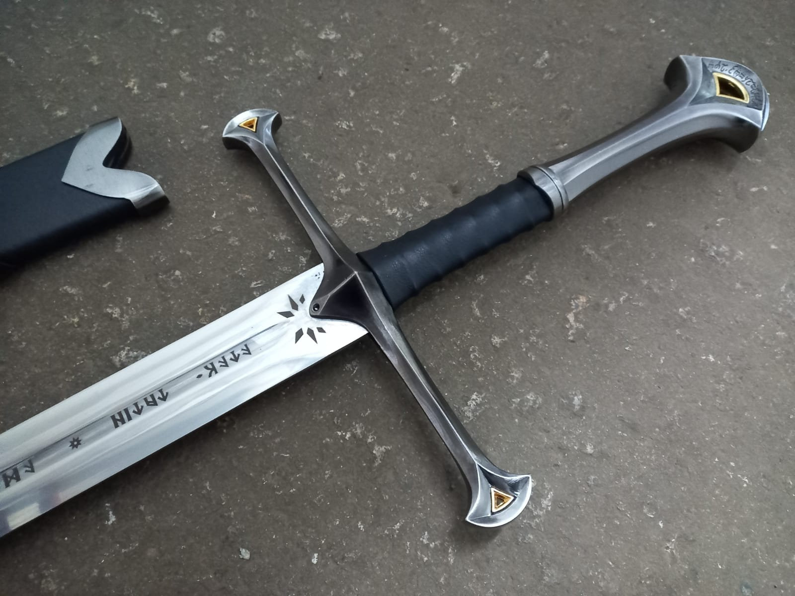 LOTR Strider Sword of Aragorn Blade Weapon Cosplay Weapon Prop - Etsy