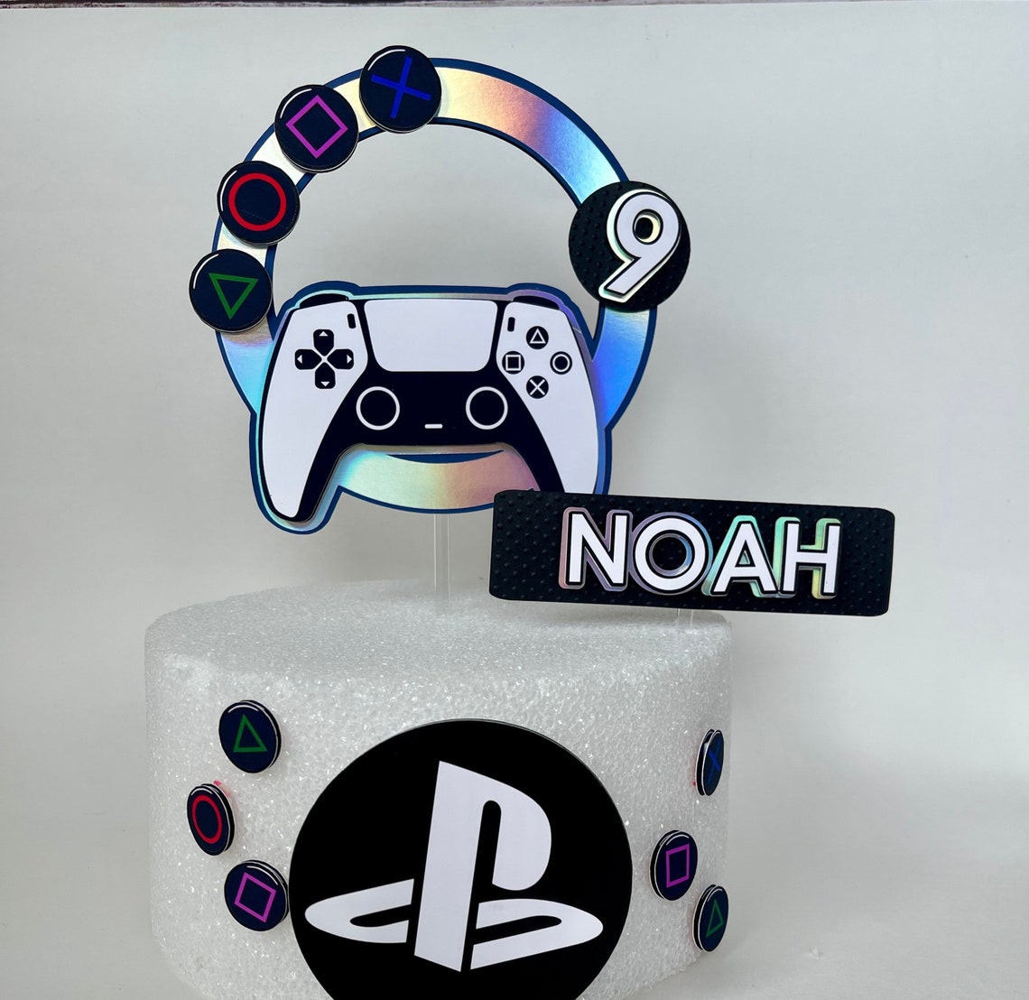 Playstation Cake Topper Gamer Cake Topper Video Game Cake - Etsy