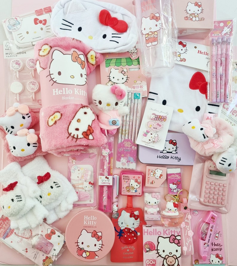 Sanrio Hello Kitty Mystery Box, Kawaii Mystery Stationery Box, Kawaii ...