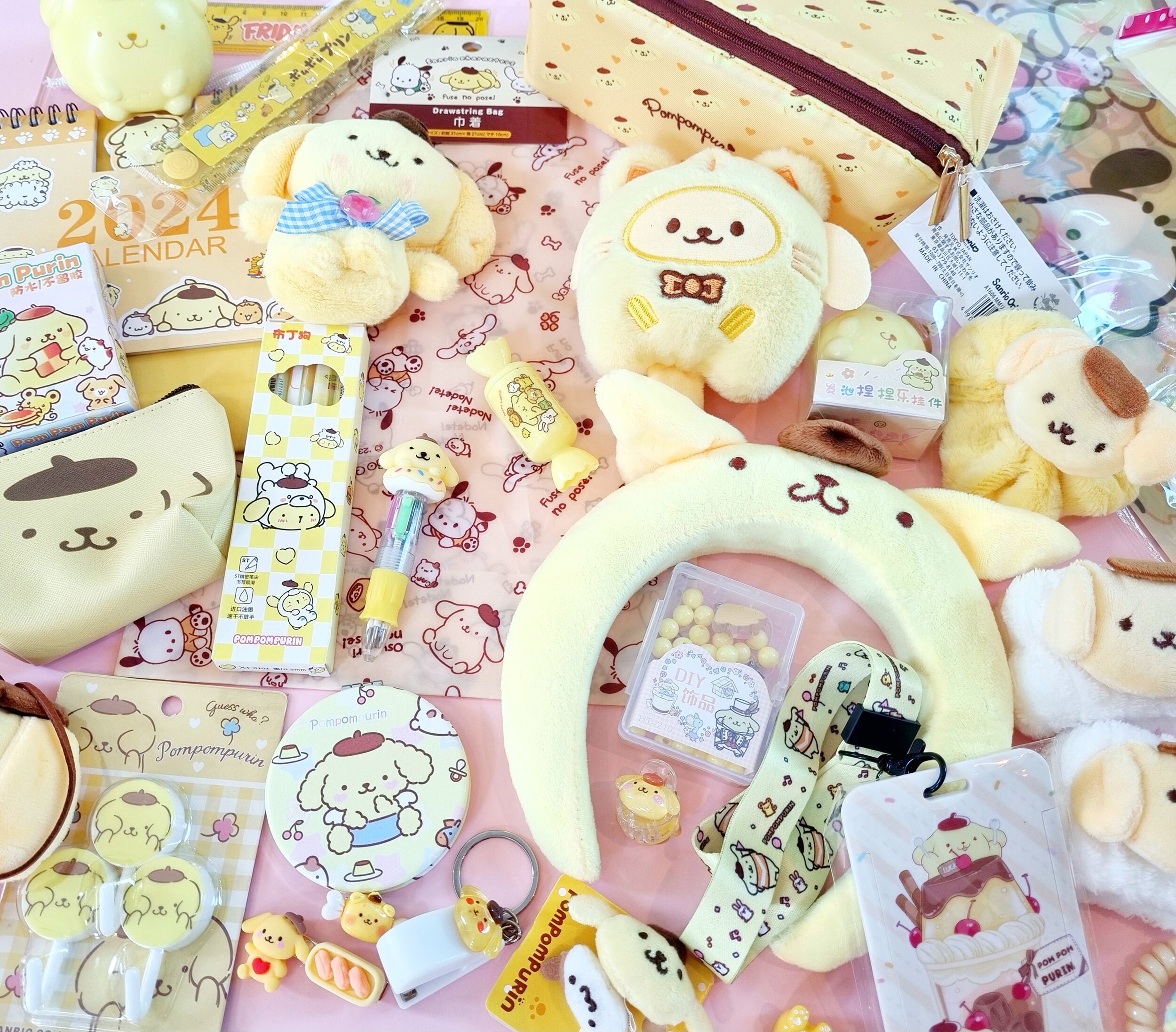 Sanrio Pom Pom Purin Mystery Box, Kawaii Mystery Stationery Box, Kawaii ...