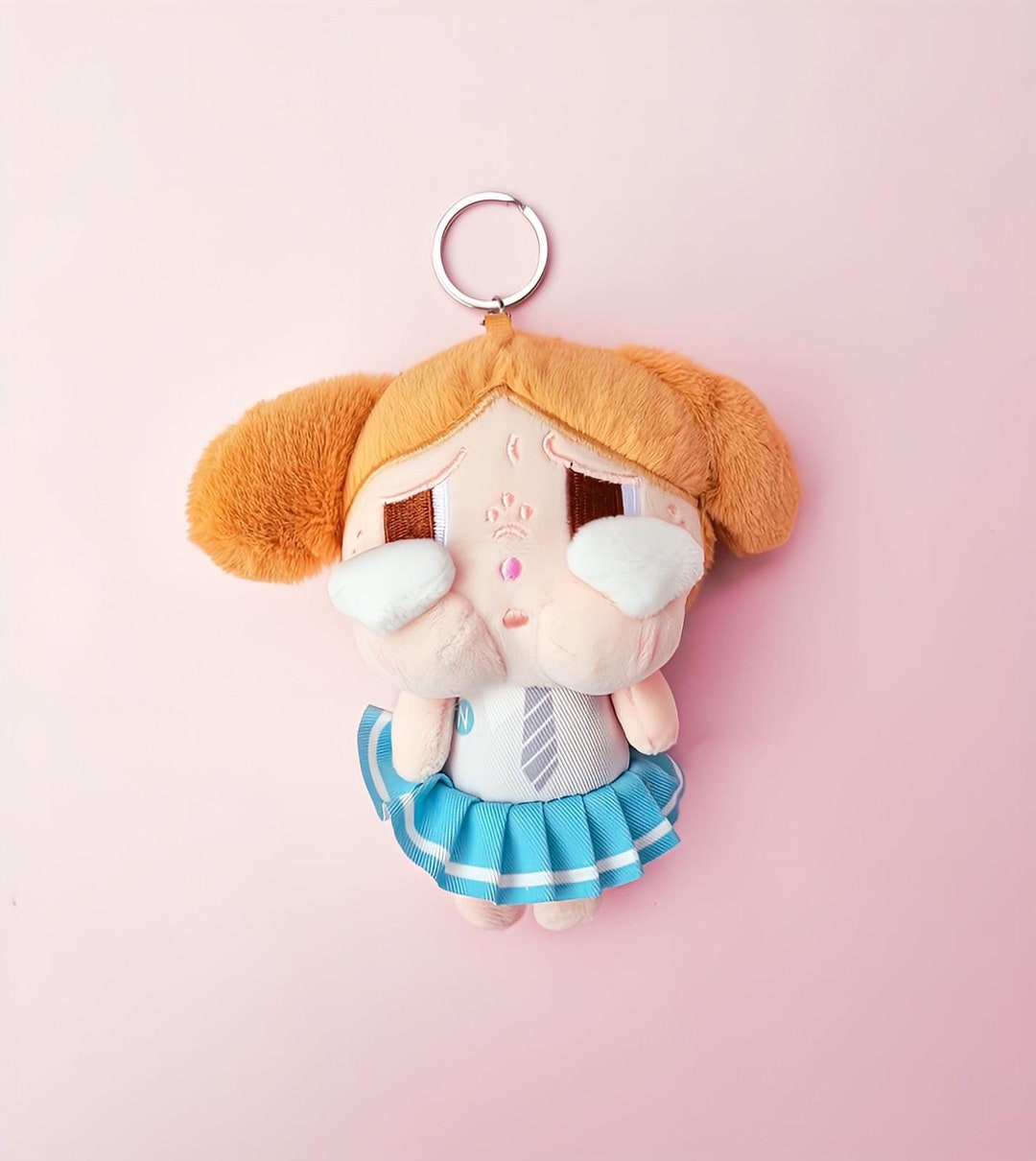 Cry Baby Girl Plush Keychain | Crybaby Doll Toy | Cute Crying Girl ...