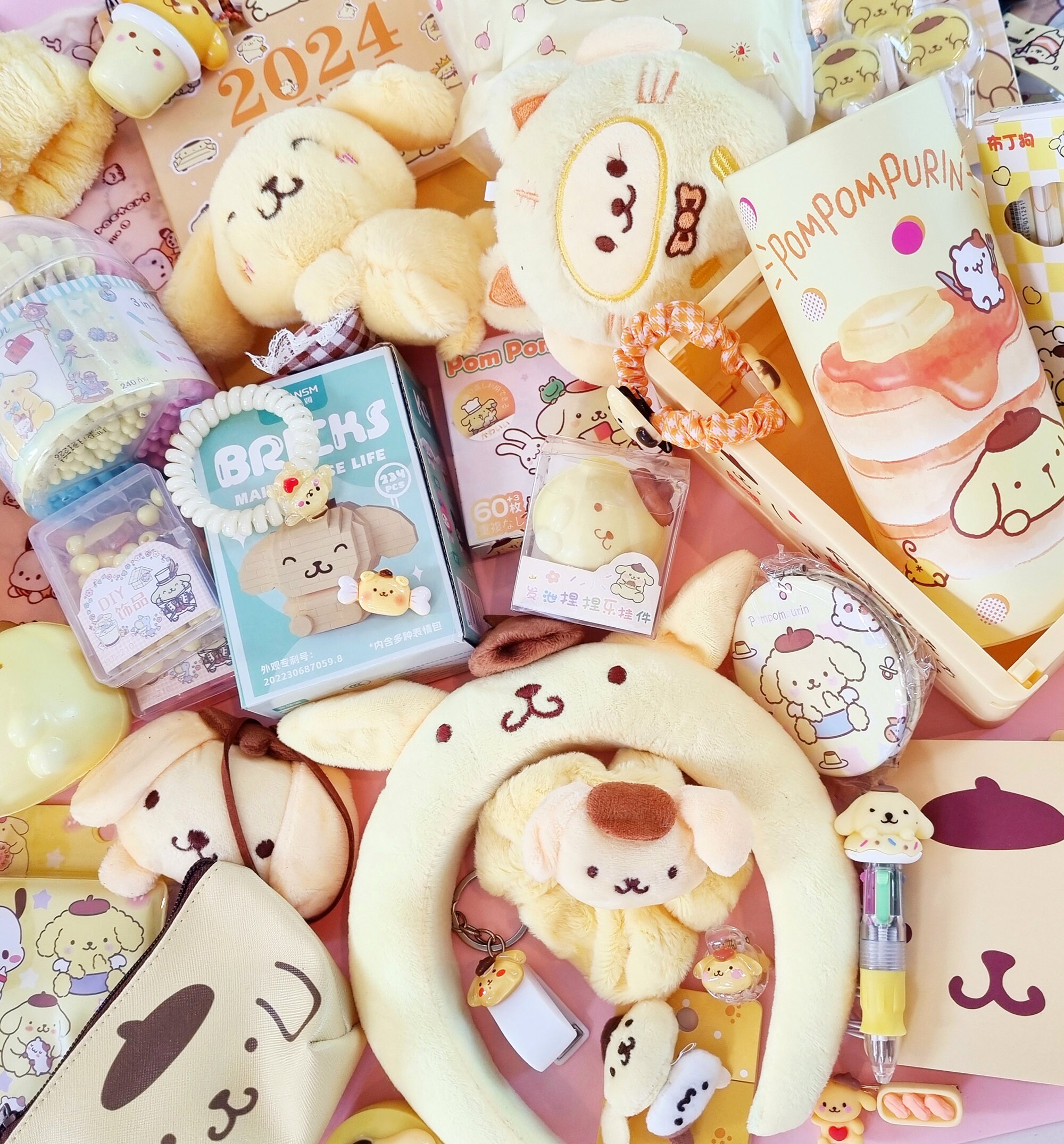 Sanrio Pom Pom Purin Mystery Box, Kawaii Mystery Stationery Box, Kawaii ...