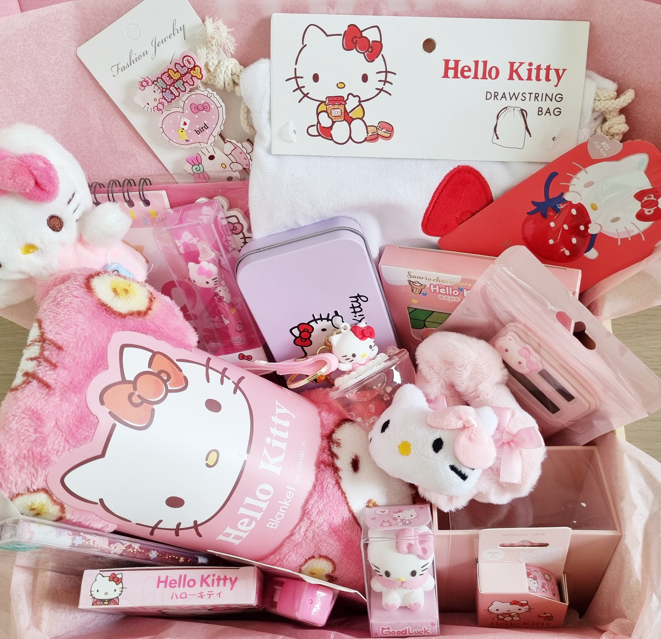 Sanrio Hello Kitty Mystery Box, Kawaii Mystery Stationery Box, Kawaii ...