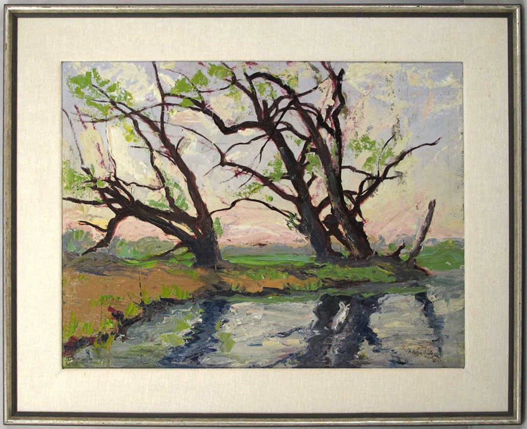 Francis Robert Halliday (1884-1976) Canadian Listed Oil on Board ...
