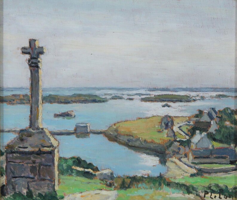 Pierre Lelong (1908–1984) French Neo-impressionist Oil on Board ...
