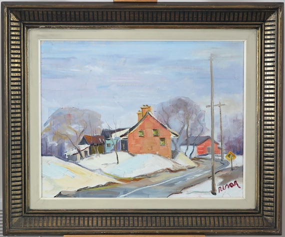 Margot Rivar rivard b.1924 Canadian Quebec Montreal Oil on - Etsy