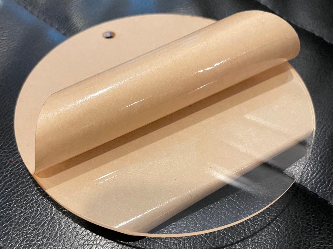 Single BLANK 5" Acrylic Circle Clear and Color Options | DIY Round ...