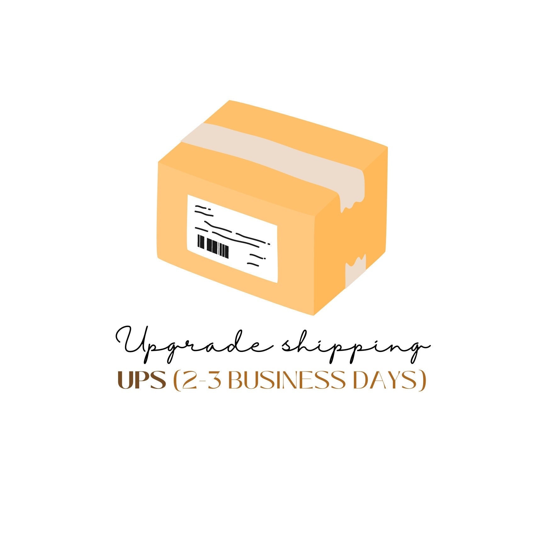 Shipping UPGRADE TO U.P.S. (ground, 2nd Day, 3rd Day Options Available ...