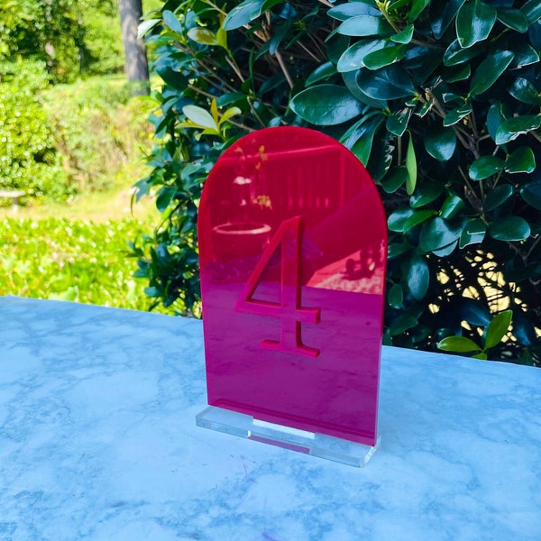 Table Number Display - Etsy