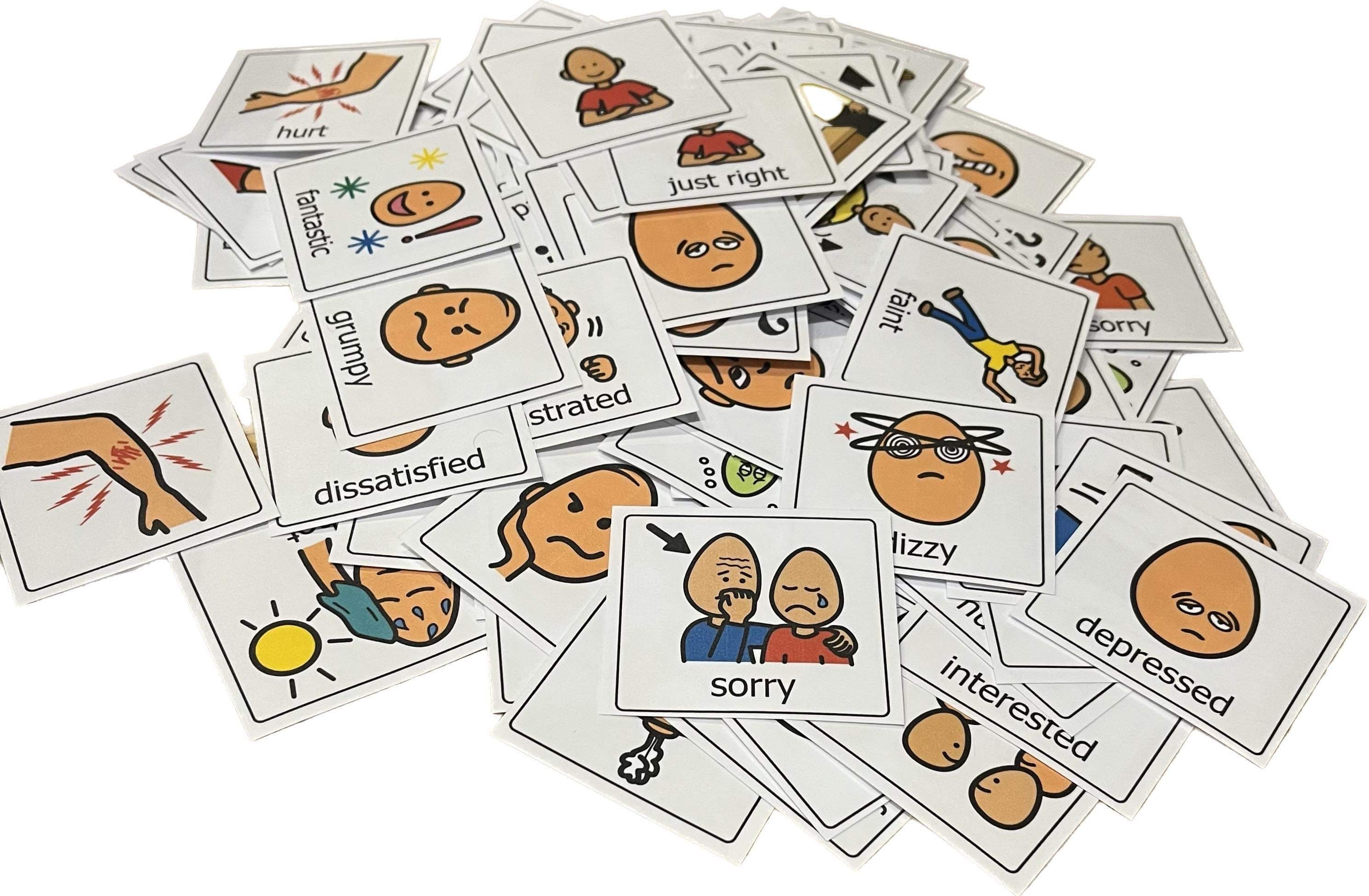 Feelings Symbols Visual Support Visual Aid Visual - Etsy