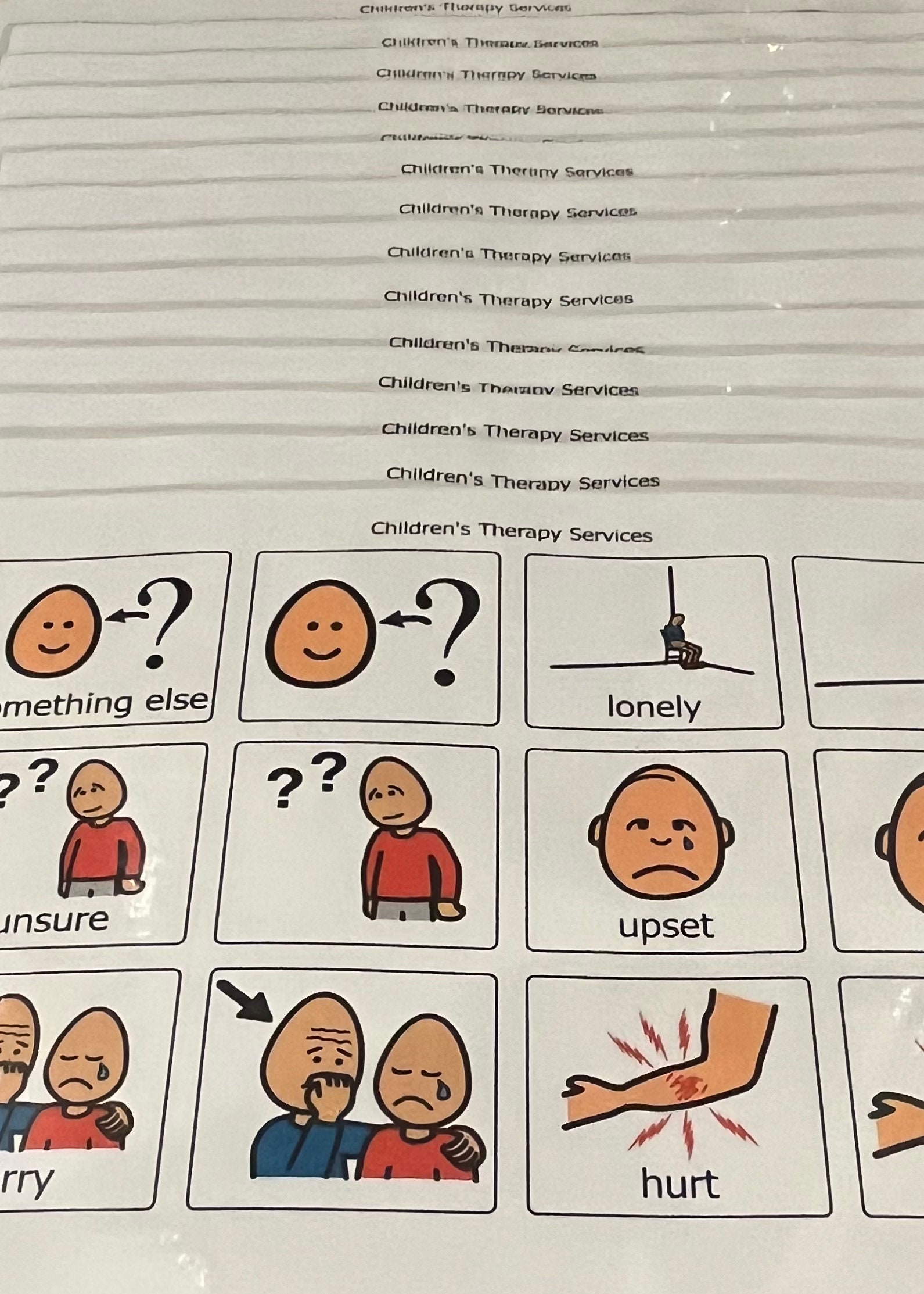 Feelings Symbols Visual Support Visual Aid Visual - Etsy