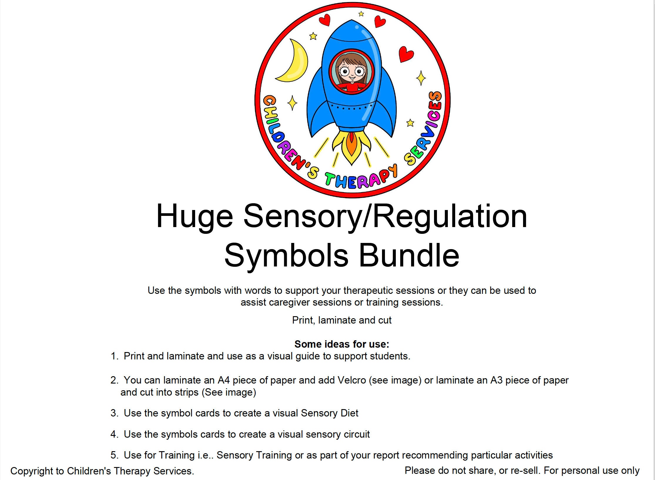 Huge Sensory Symbols Visual Support Visual Aid Visual Timetable Picture ...
