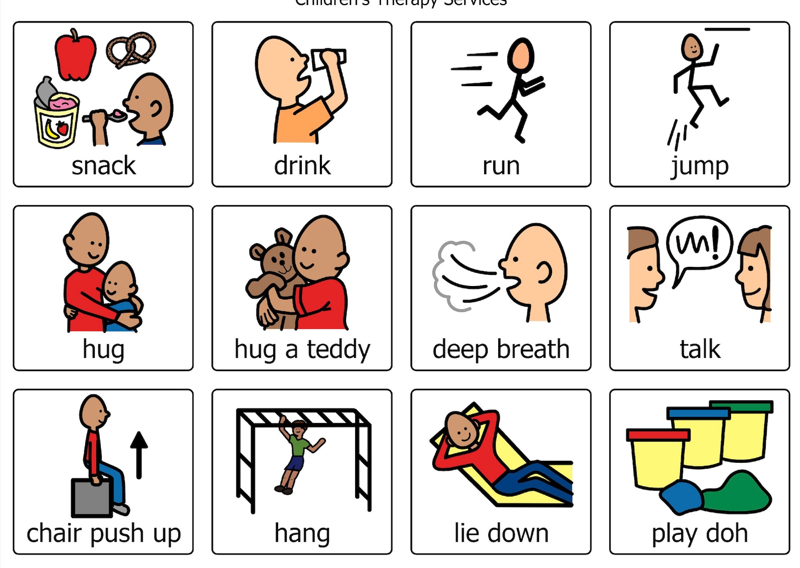 Huge Sensory Symbols Visual Support Visual Aid Visual - Etsy