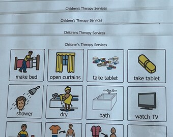 Interoception Symbols Symbols Visual Support Visual Aid - Etsy