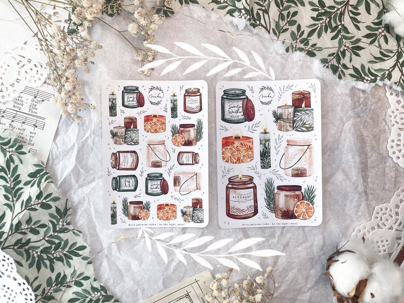 Be the Light Sticker Sheet Planning Stickers Bullet - Etsy