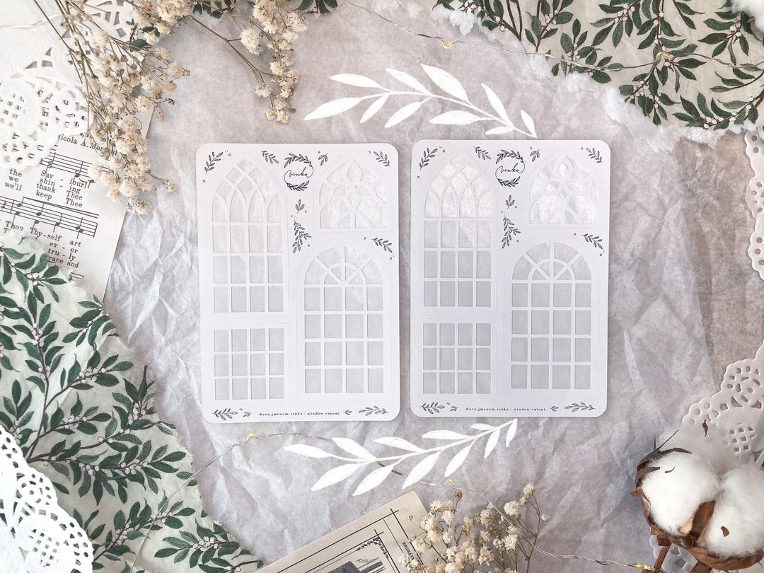 Window Cutout – Sticker Sheet | Planning Stickers, Journal Stickers - Etsy